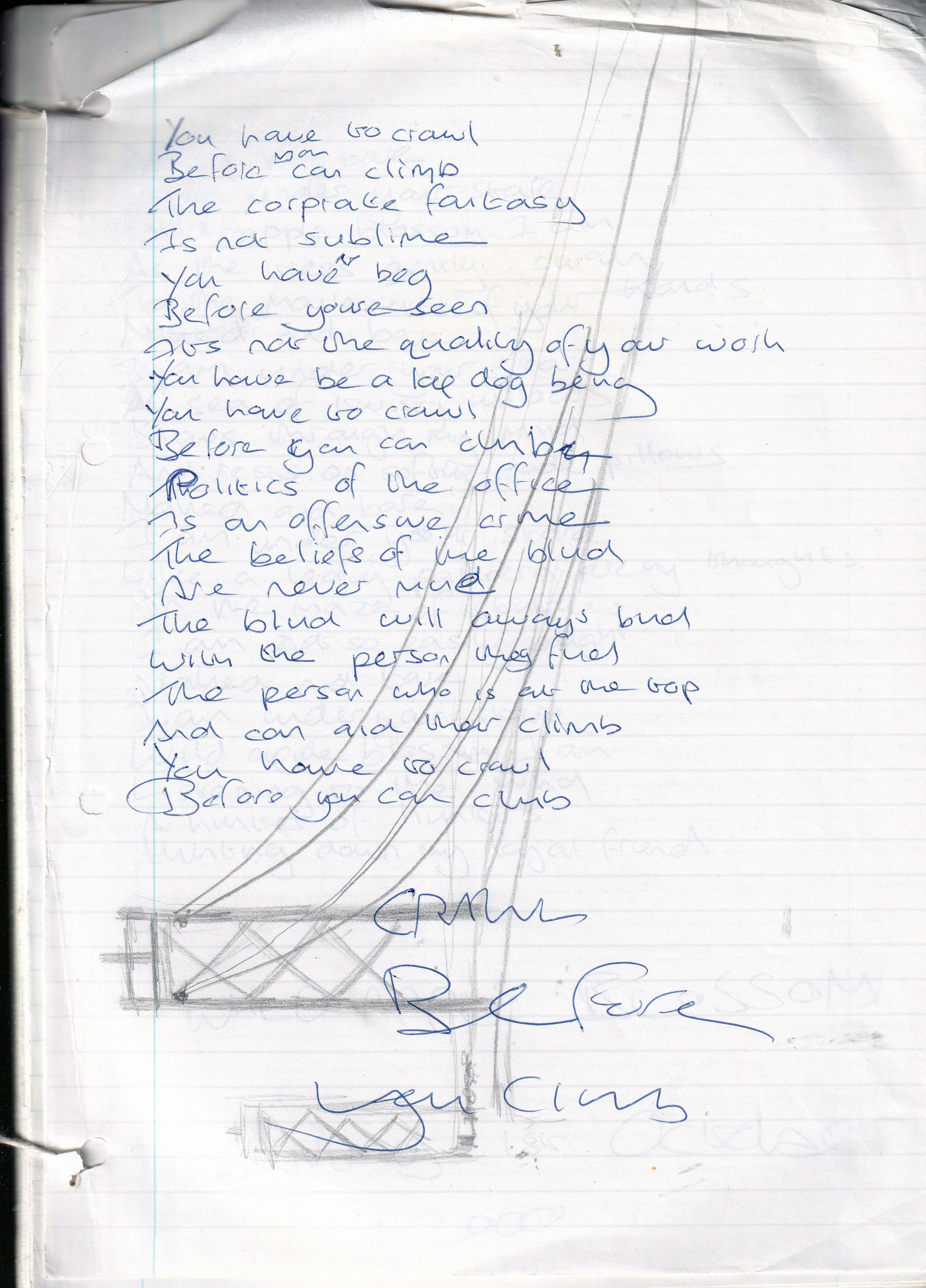 Crawl Before You Climb – Written October 2000 (Aged 25) – The Boy ...