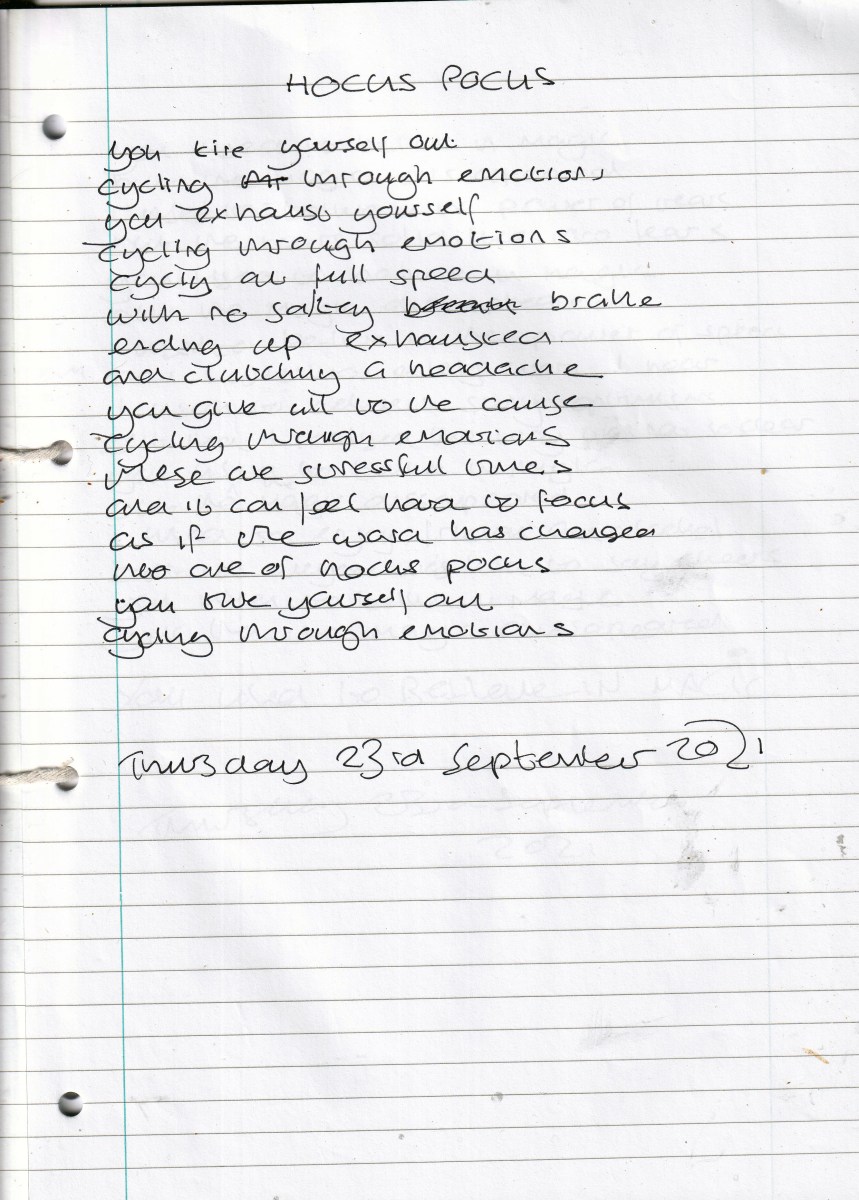 Hocus Pocus – Written Thursday 23rd September 2021 (Aged 46) – The Boy ...