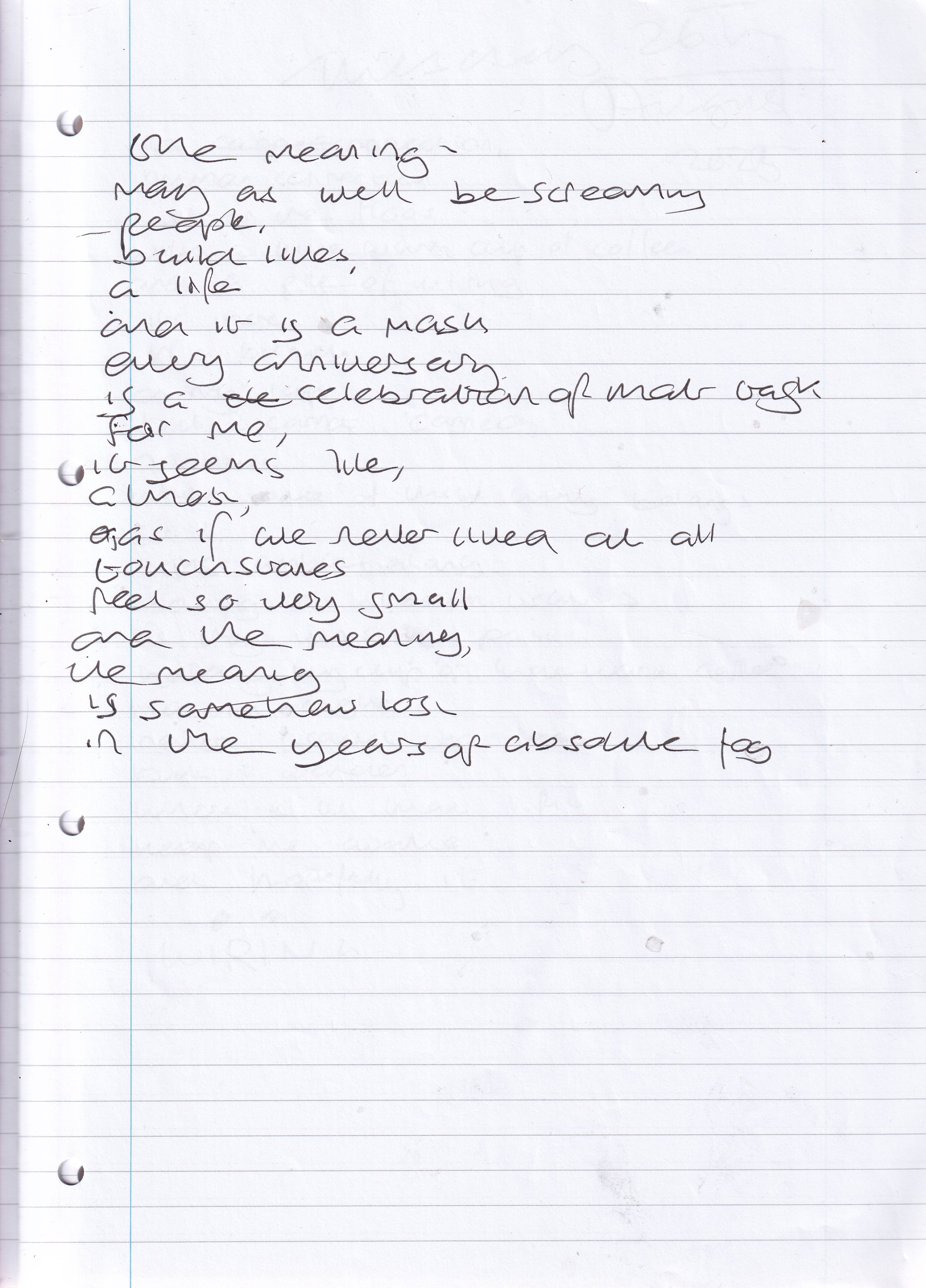 Meaning – Written August 2025 (Aged 50) – The Boy Behind The Glasses ...